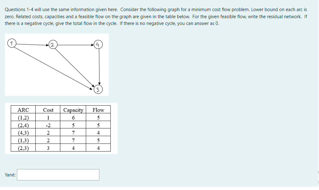 Solved Questions 1-4 will use the same information given | Chegg.com