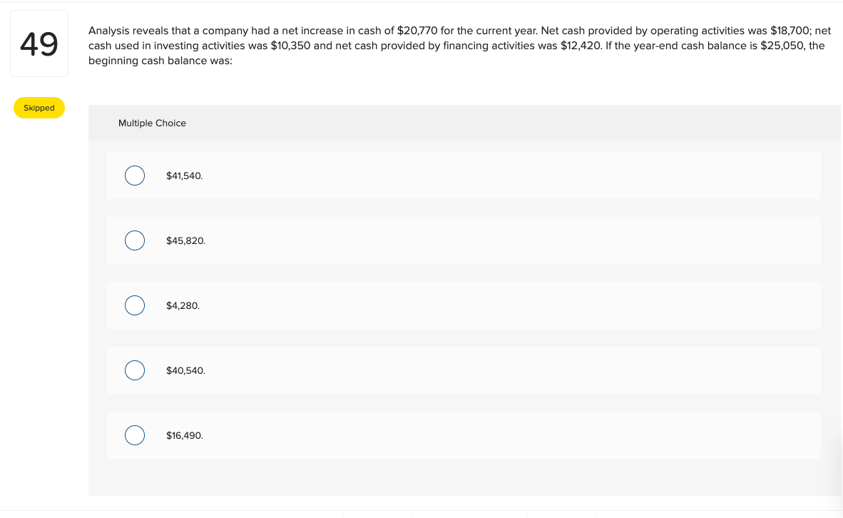 Solved Analysis reveals that a company had a net increase in | Chegg.com