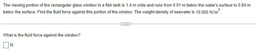 Solved The viewing portion of the rectangular glass window | Chegg.com