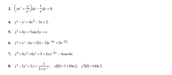 Solved Problem 3. Find the general integral of the given | Chegg.com
