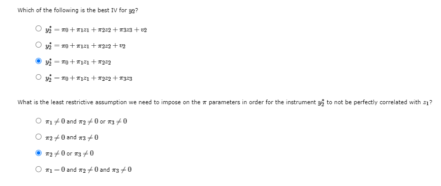 Solved 6. A single endogenous explanatory variable Consider | Chegg.com