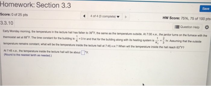 Solved Homework: Section 3.3 Score: 0 of 25 pts 3.3.10 Save | Chegg.com