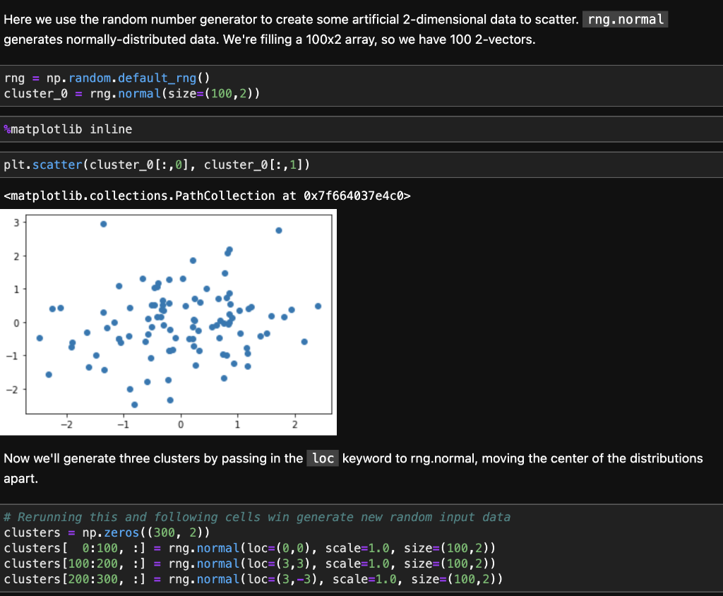 Solved Here we use the random number generator to create | Chegg.com