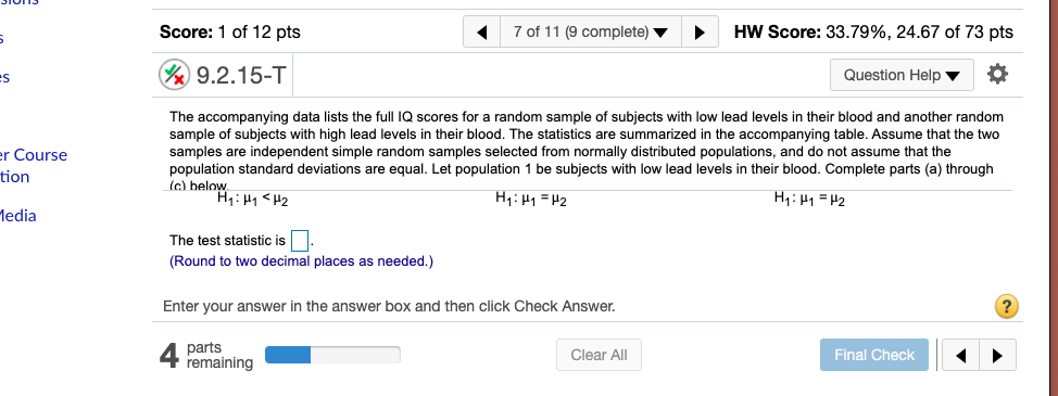 Solved D MyStatLab Data Set StatCrunch Applets Edit Row KING | Chegg.com