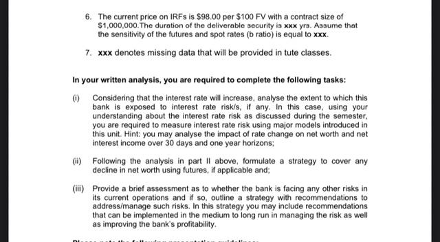 Part Two: Measuring the impact of interest rate | Chegg.com