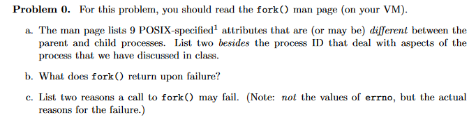 Solved Problem 0. For this problem, you should read the | Chegg.com