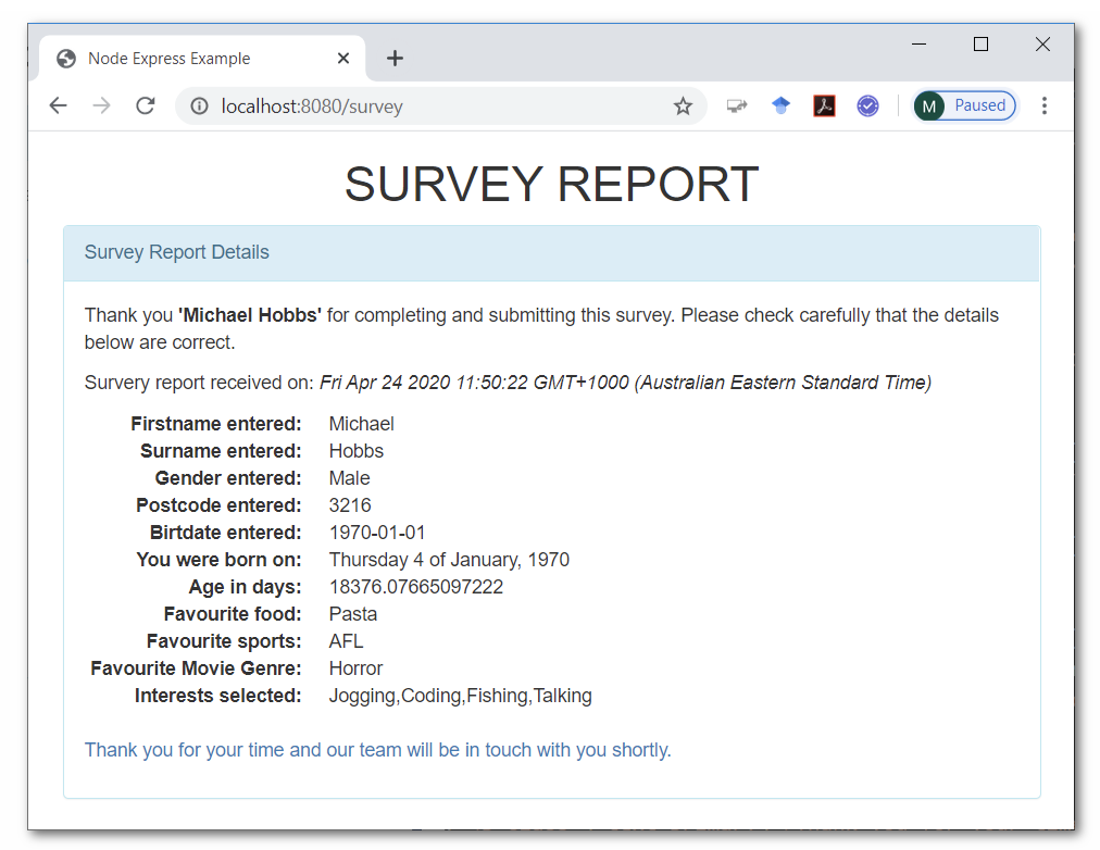 Create a response page for the following source code, | Chegg.com