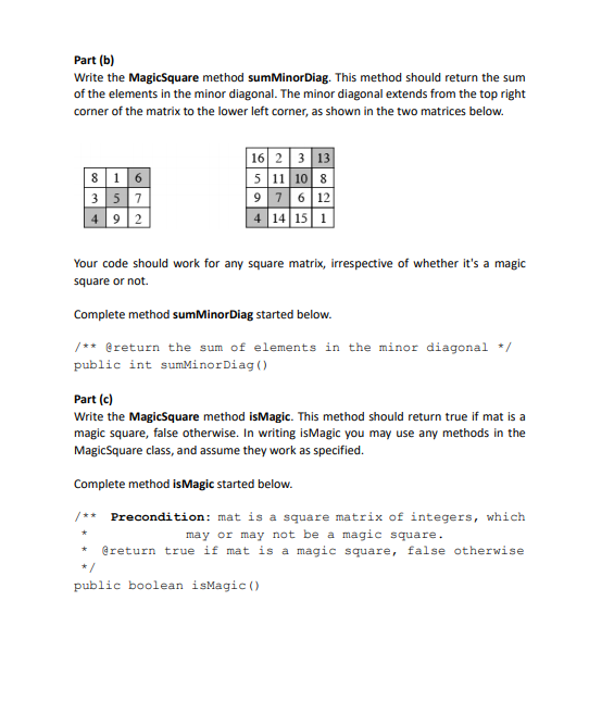 Solved 4 In This Question You Will Write The Code For Three Chegg