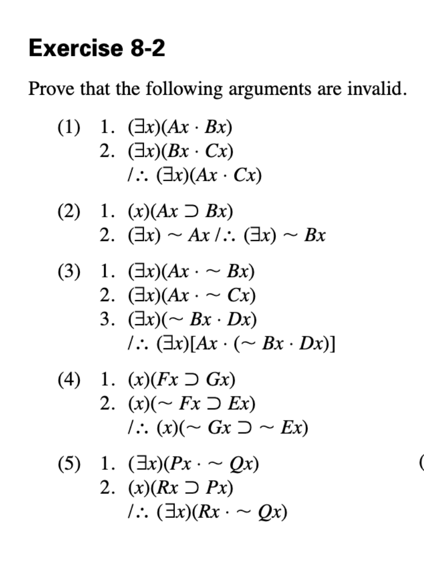 Solved Exercise 8-21,3, ﻿and 5 ﻿Prove that the following | Chegg.com