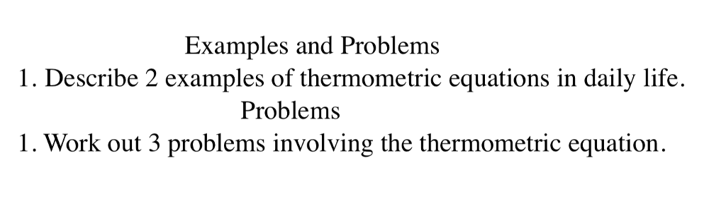 Solved Examples and Problems 1. Describe 2 examples of | Chegg.com