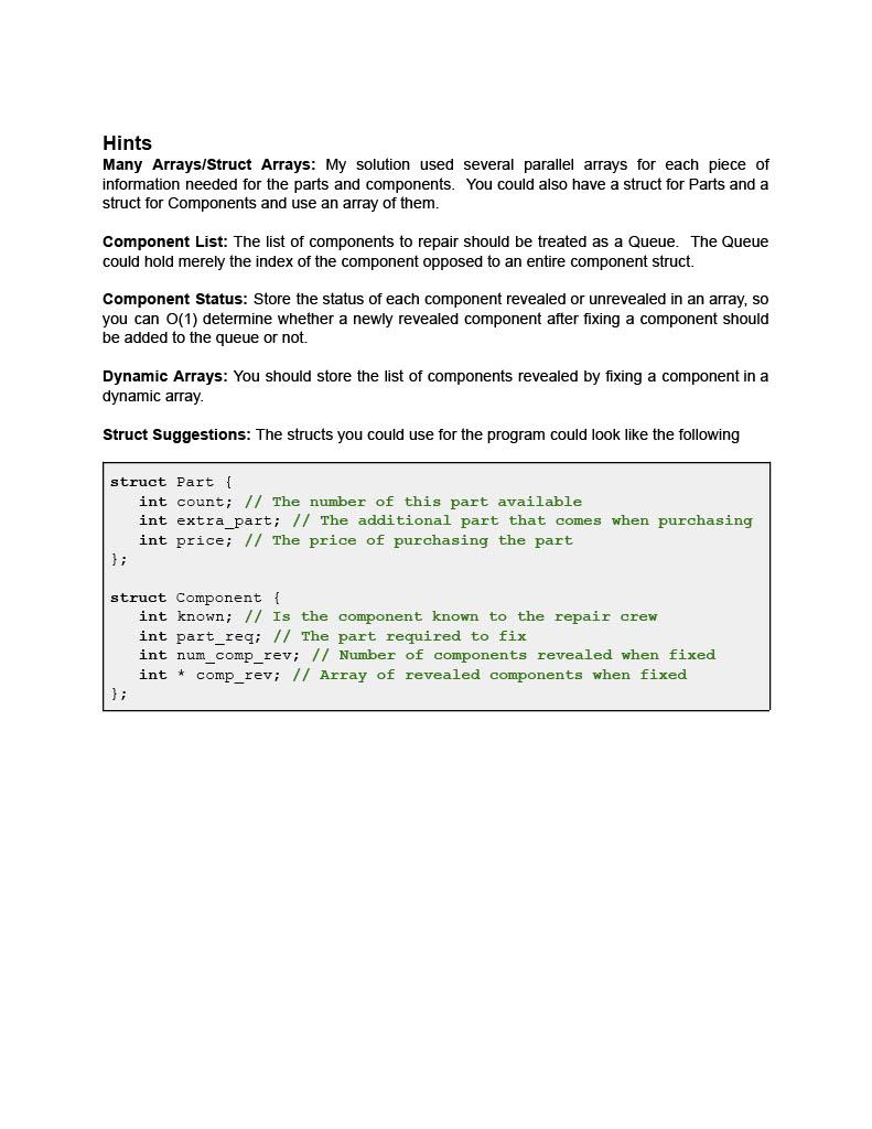 Solved Give additional practice with dynamic memory in C. | Chegg.com