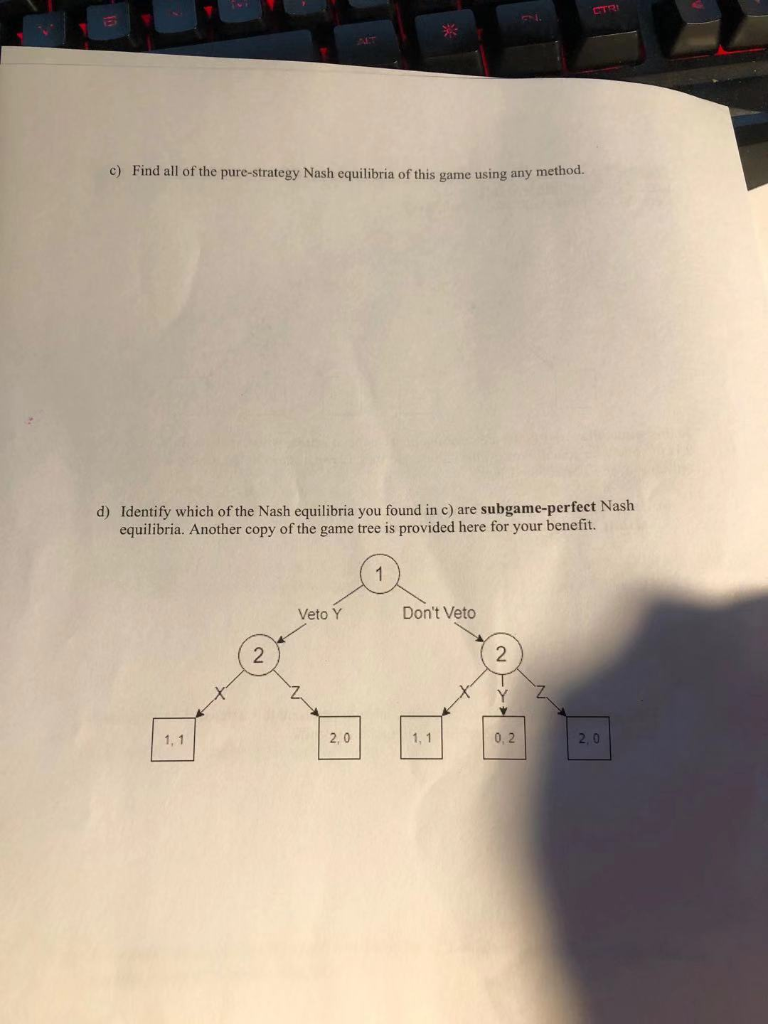 Solved Problem #5: Convert extensive-form to strategic-form, | Chegg.com