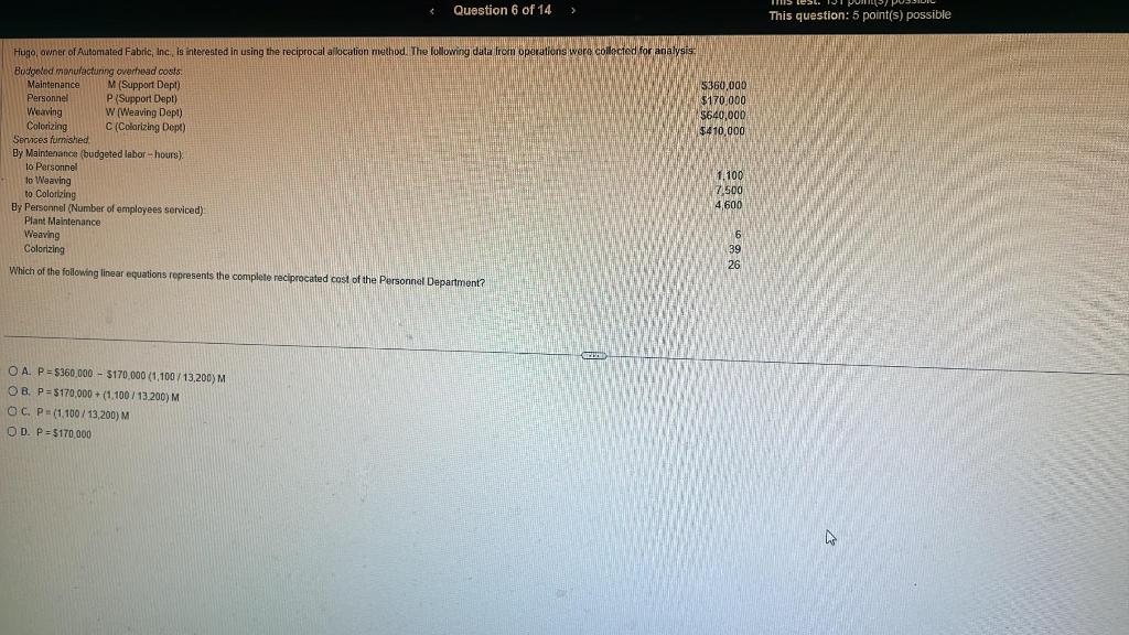 Solved Hugo, owner of Automated Fabric, inc, is interested | Chegg.com