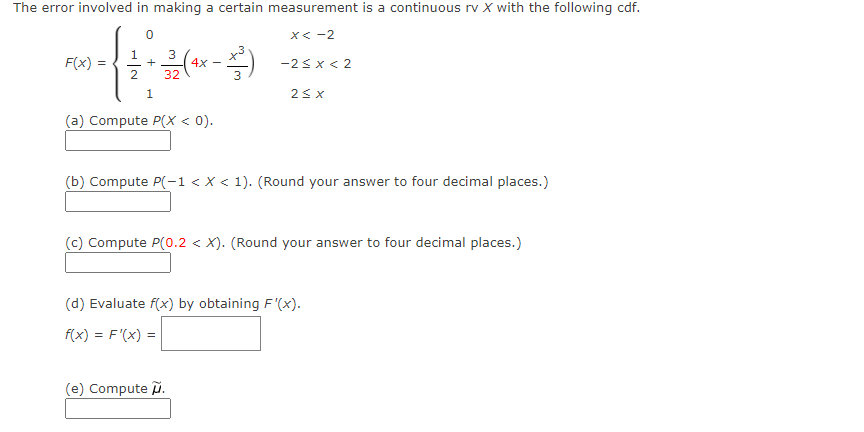 Solved The error involved in making a certain measurement is | Chegg.com