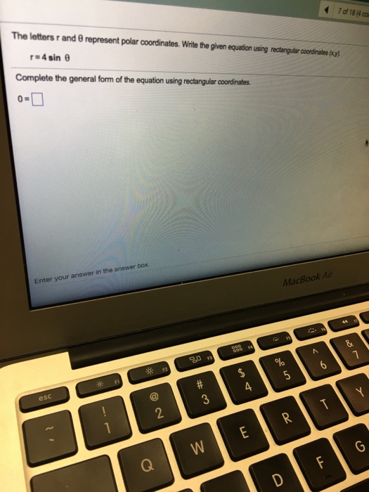 Solved The letters r and theta represent polar coordinates. | Chegg.com