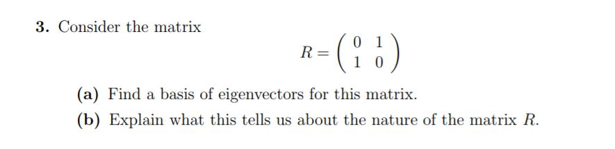 Solved I. Consider the linear transformation T : R3 → R4 | Chegg.com