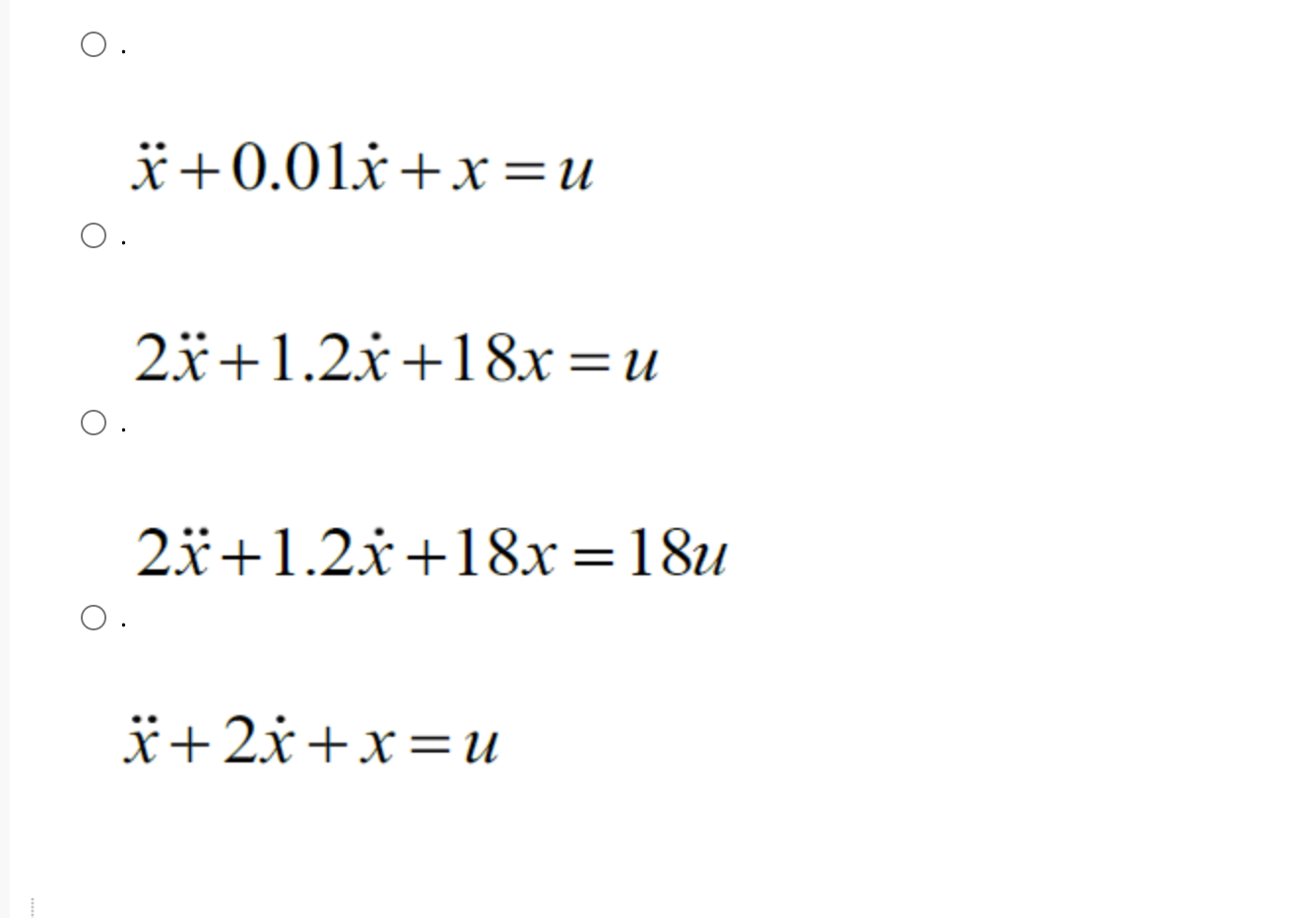 Solved The figure below shows the unit step response for a | Chegg.com