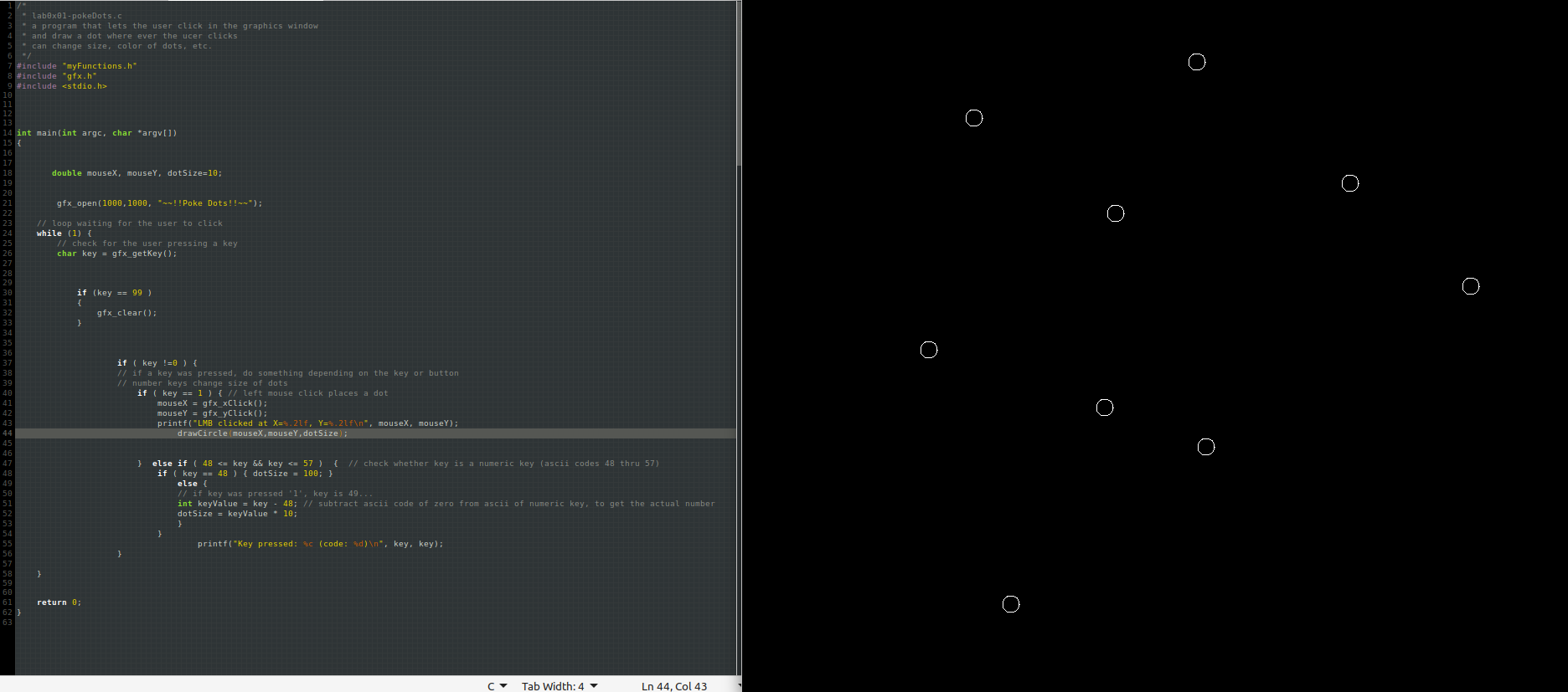Solved How can I turn this so code so when I click it | Chegg.com