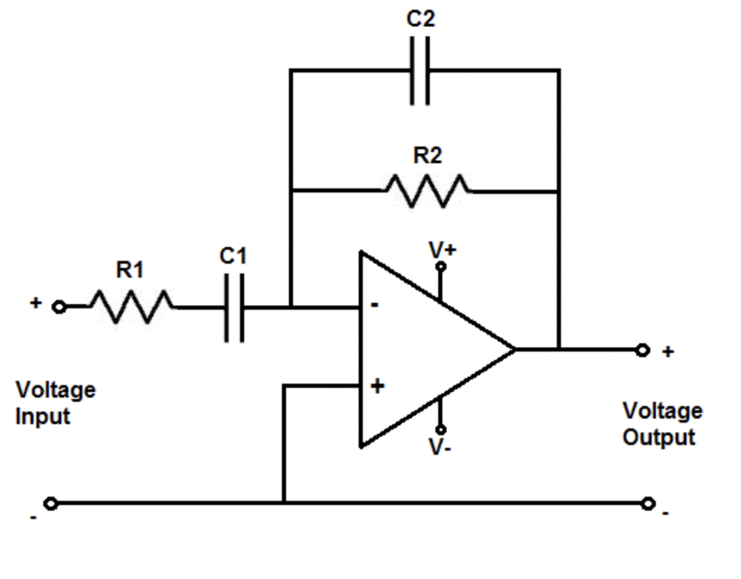Solved Trying to build an Active Inverting Op-Amp Bandpass | Chegg.com