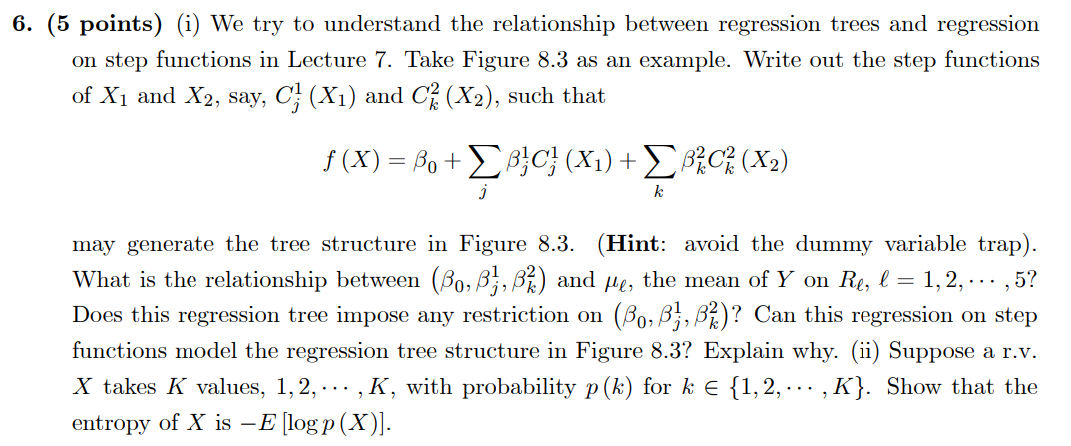 Solved (5 points) (i) We try to understand the relationship | Chegg.com