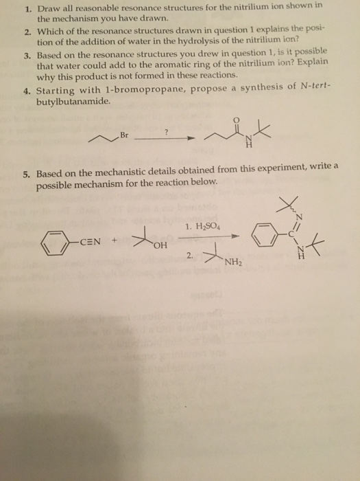 Solved Draw all reasonable resonance structures for the | Chegg.com