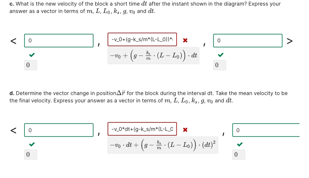 Solved A block with mass m is oscillating vertically on a | Chegg.com