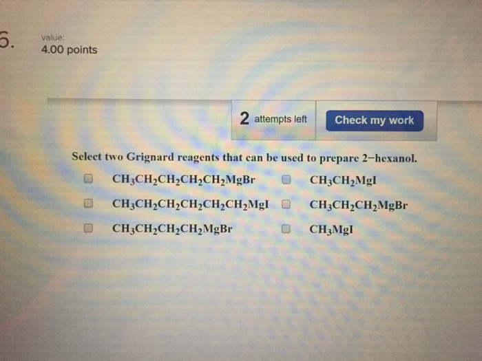 Solved value: 4.00 points 2 attempts left Check my work | Chegg.com