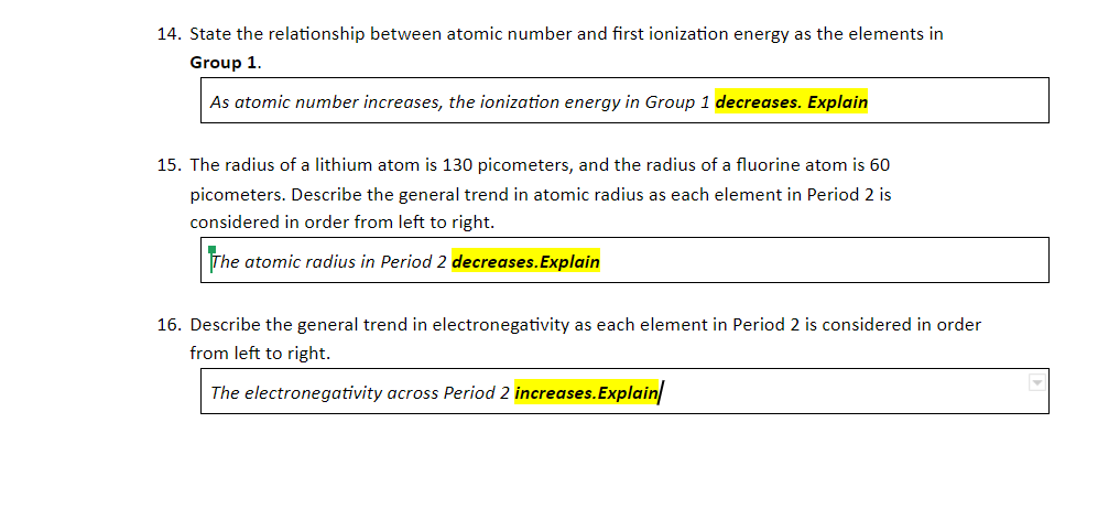 Solved 1. As the atoms in Period 3 of the Periodic Table are | Chegg.com