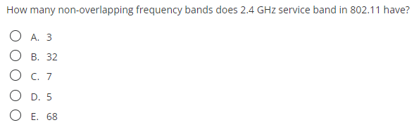 Solved How many non-overlapping frequency bands does 2.4GHz | Chegg.com