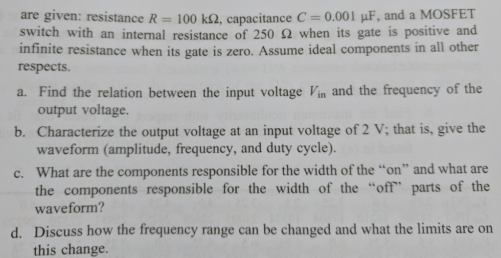 V/F Converter. The V/F converter in figure 11.34 | Chegg.com