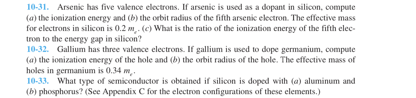 Solved 10-31. Arsenic has five valence electrons. If arsenic | Chegg.com