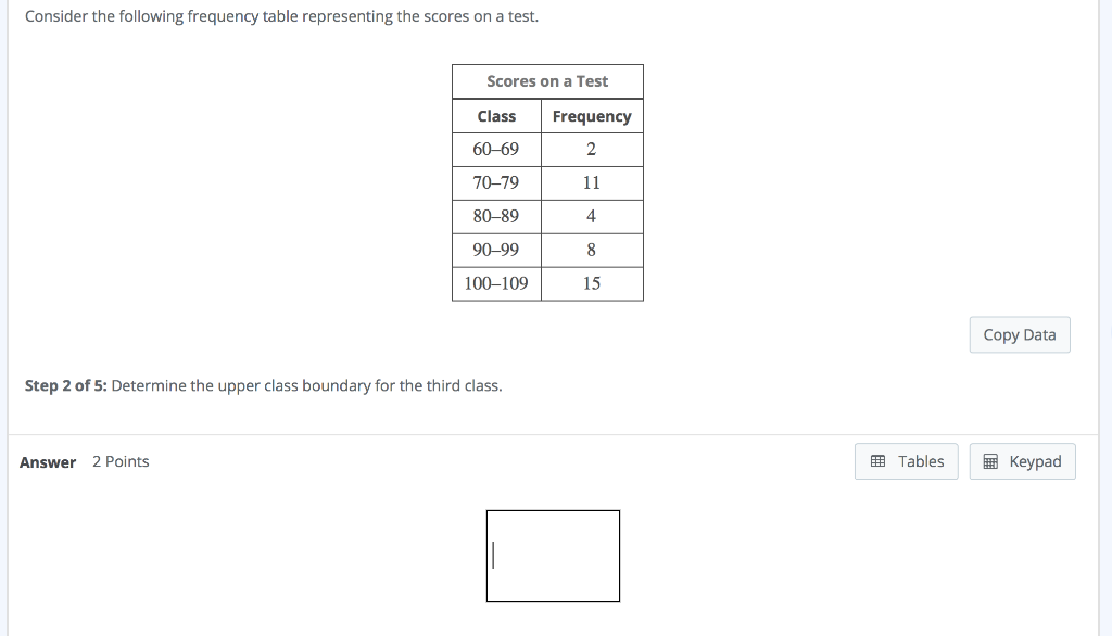 Solved Consider the following frequency table representing | Chegg.com