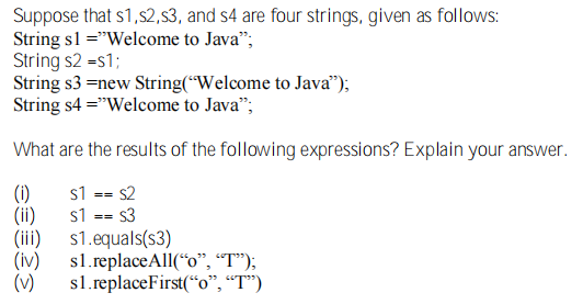 Solved Suppose that 51,52,53, and s4 are four strings, given | Chegg.com