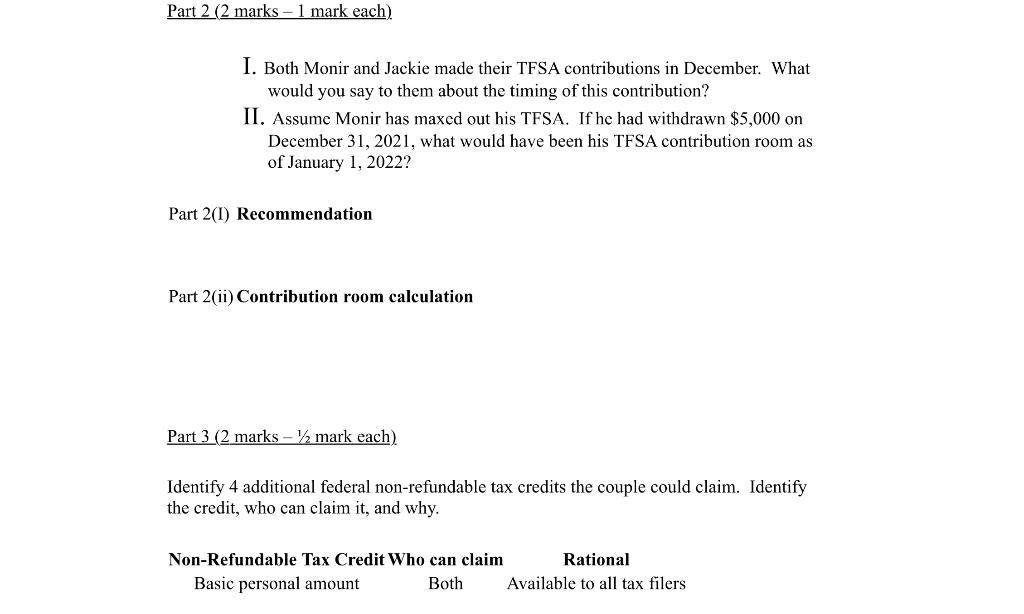 Solved Section II: 2 Mini-Cases (15 marks) Please write your | Chegg.com