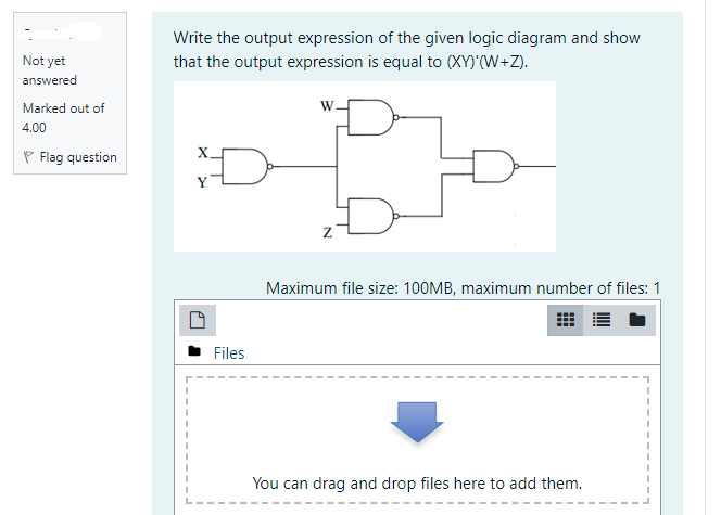 Solved Write the output expression of the given logic | Chegg.com