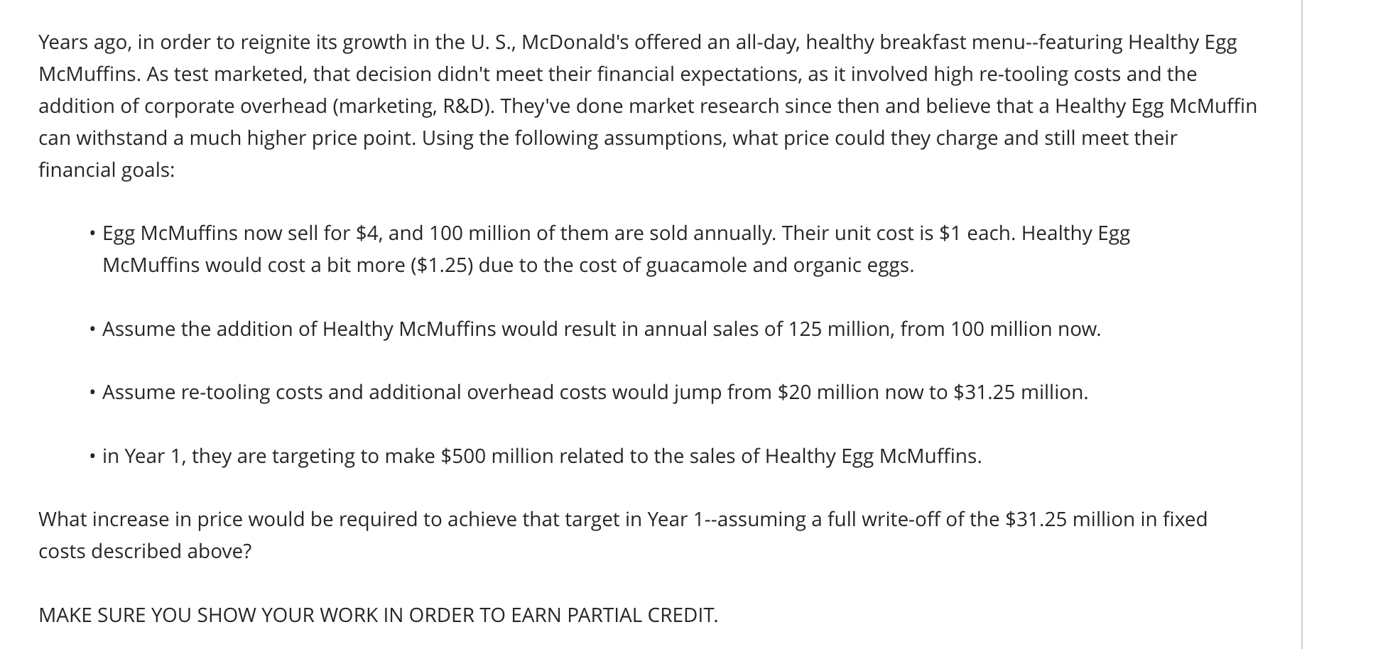 Solved Years ago, in order to reignite its growth in the U. | Chegg.com