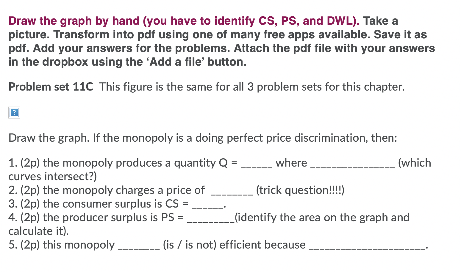 Solved Draw the graph by hand (you have to identify CS, PS, | Chegg.com