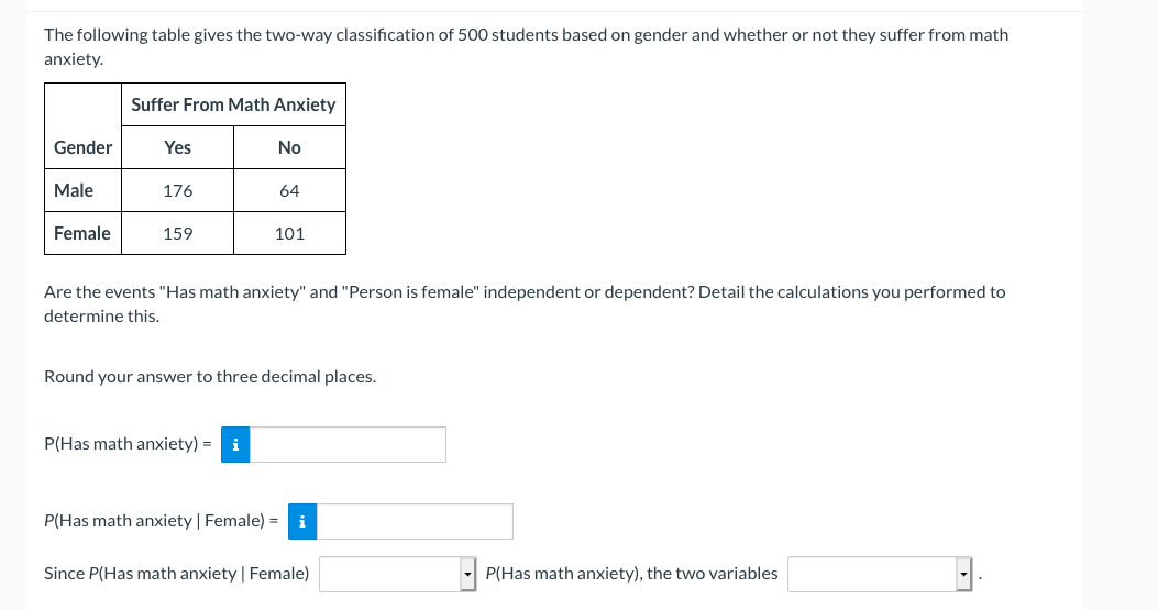 Solved The following table gives the two-way classification | Chegg.com