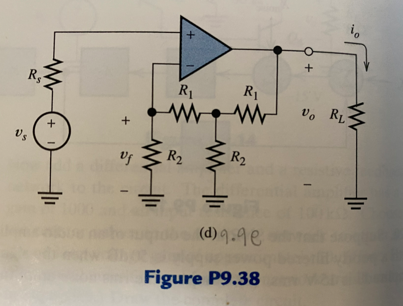 Solved 2. Determine the value of the feedback ratio. 3. | Chegg.com