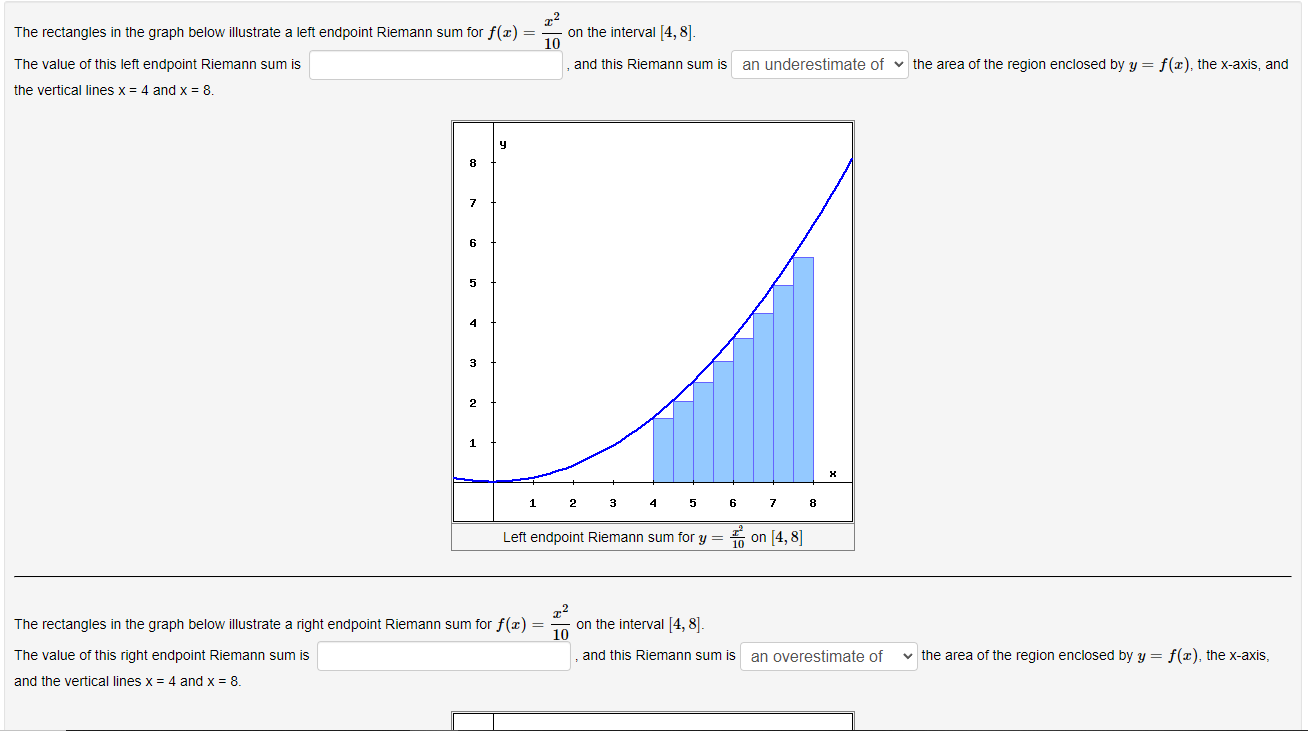 Solved .22 on the interval (4,8). 10 The rectangles in the | Chegg.com