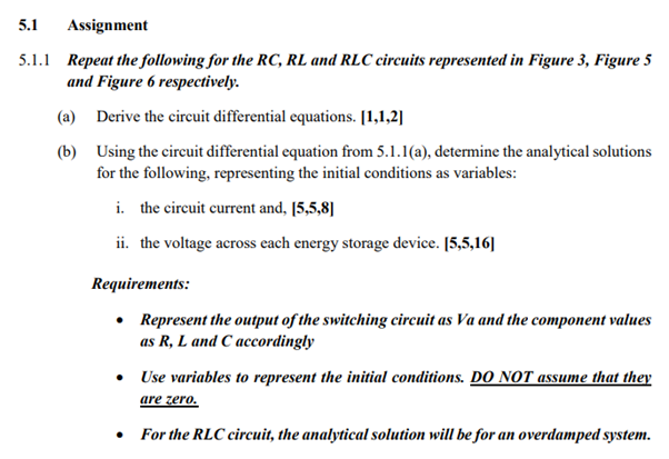 Solved 5.1 Assignment 5.1.1 Repeat the following for the RC, | Chegg.com