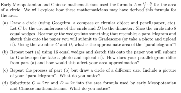 Early Mesopotamian and Chinese mathematicians used | Chegg.com Early Mesopotamian and Chinese mathematicians used | Chegg.com