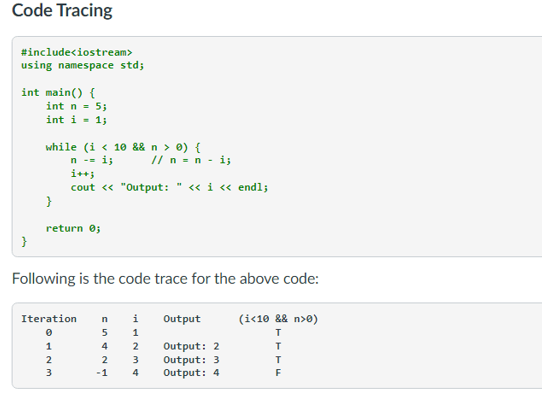 Solved C++ answer task TWO and please do the code trace in | Chegg.com