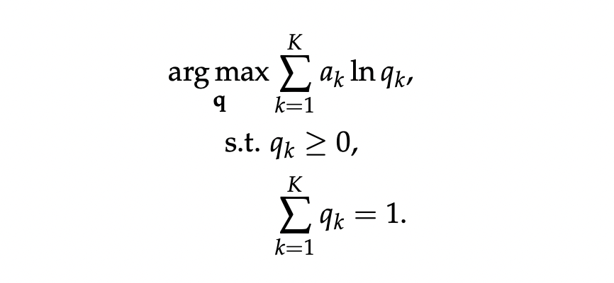 Solved 1. Given a1, . . . , aK ∈ R+ , find the optimal value | Chegg.com Solved 1. Given a1, . . . , aK ∈ R+ , find the optimal value | Chegg.com