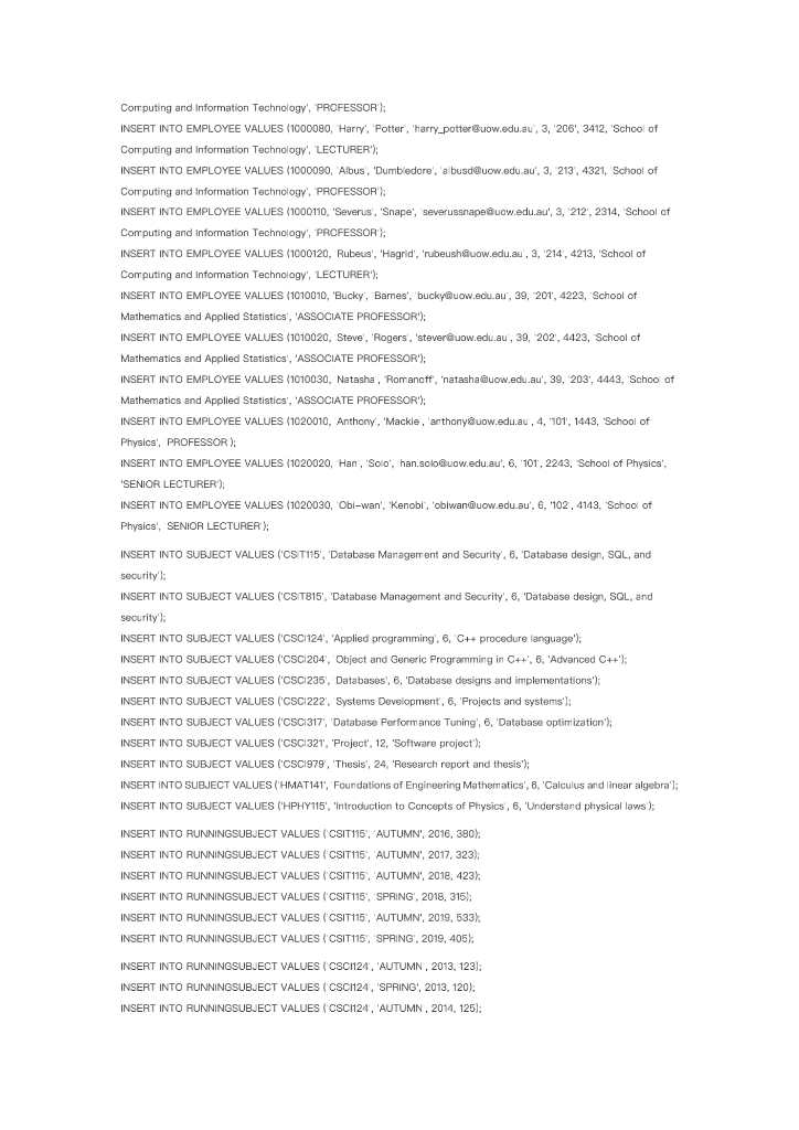Tasks Task 1 (5 marks) Download a file solution1.sql | Chegg.com