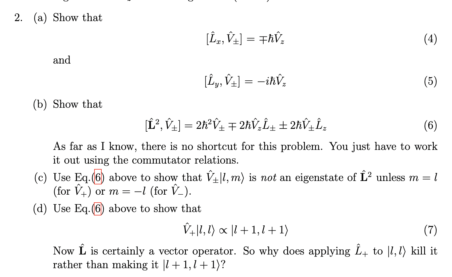 2. (a) Show that \[ \left[\hat{L}_{x}, | Chegg.com