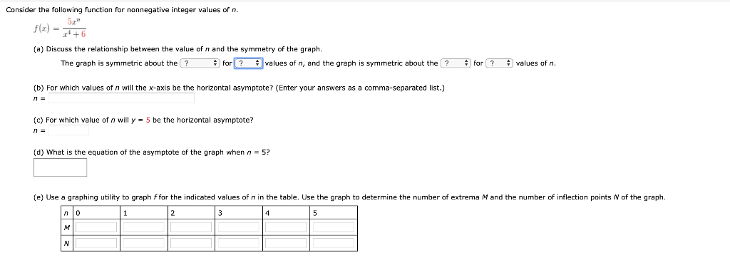 Solved Consider the following function for nonnegative | Chegg.com