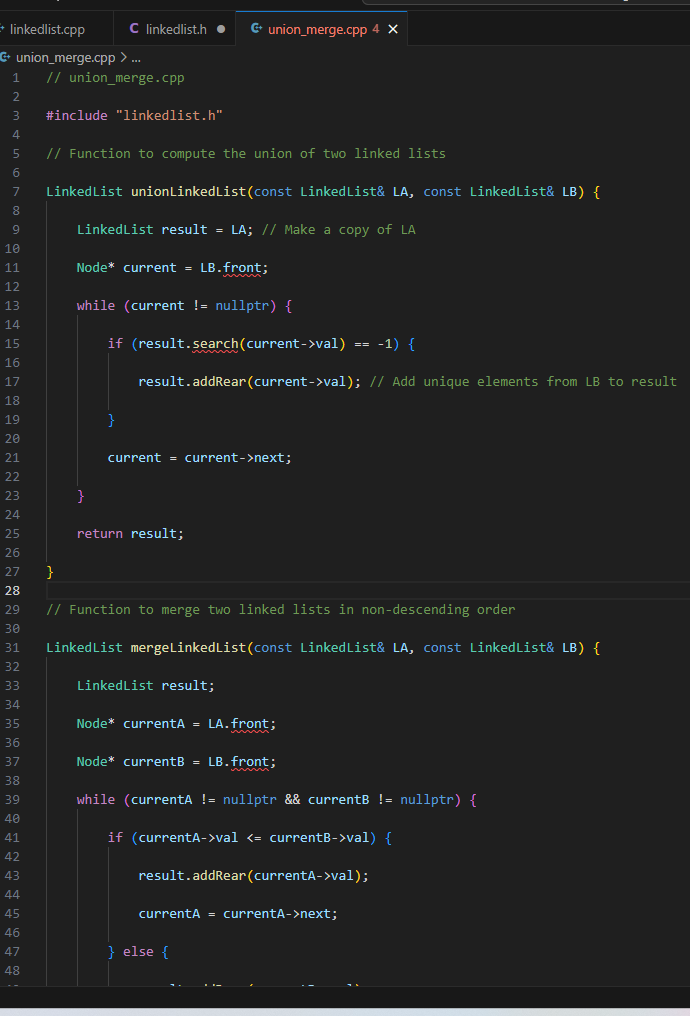 Solved You Must Have A Working Linkedlist Data Structure We