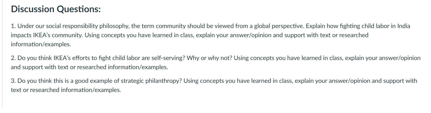 Solved Discussion Questions: 1. Under our social | Chegg.com