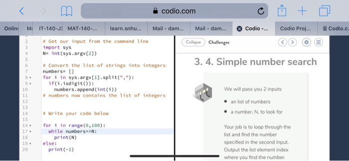 Solved A Codio Onlin Ma It 140 J Mat 140 Learn Snhu Chegg
